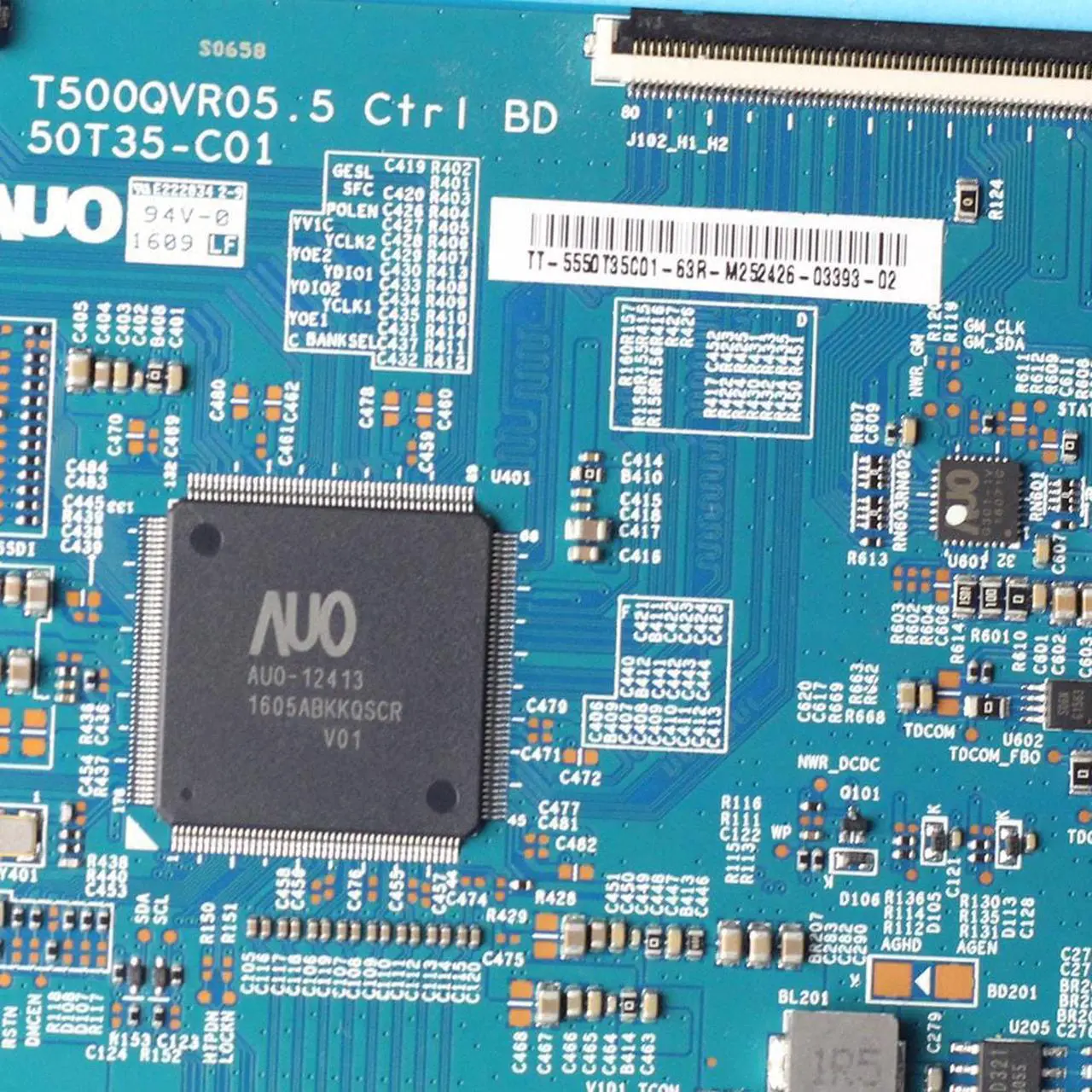 Tcon Board T500QVR05.5 Ctrl BD 50T35-C01 50'' tv Logic Board for 50 ...