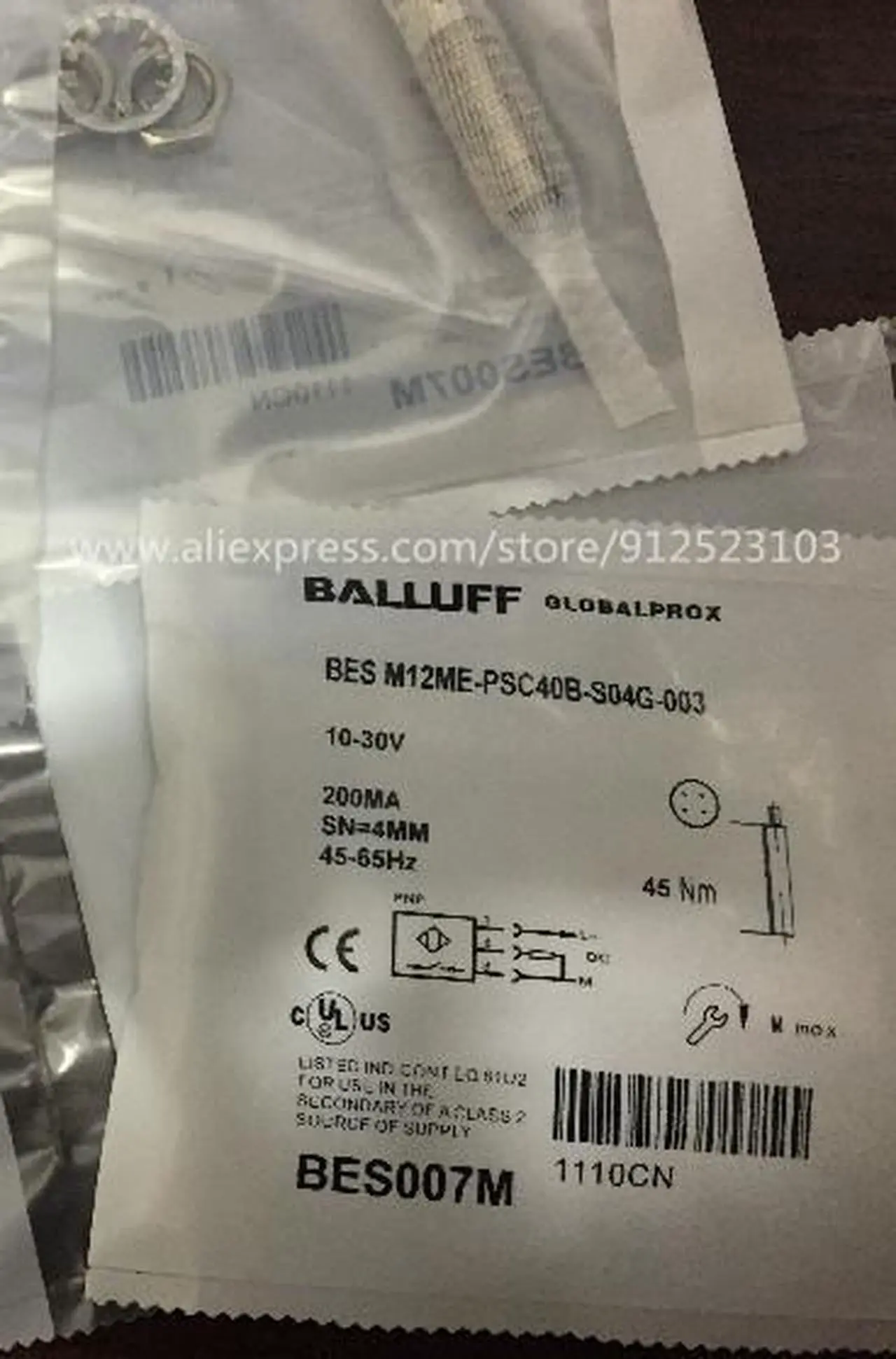 BES M12ME-PSC40B-S04G-003 High-Quality Balluff Proximity Switch Sensor - Newegg.com
