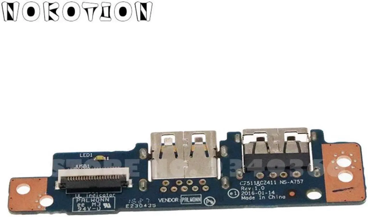 CZ511 CZ411 NS-A757 For LENOVO IdeaPad 510 510-15ISK 510-15 USB Port ...