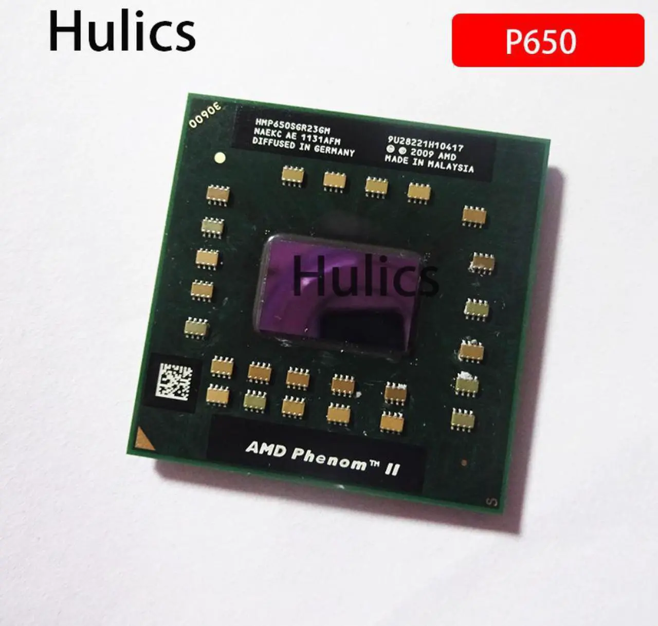 Laptop cpu processor AMD Phenom P650 HMP650SGR23GM P650 CPU Dual core 2 ...