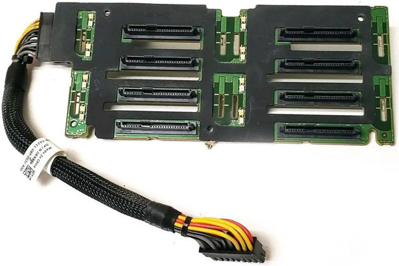 FOR Dell PowerEdge R710 2.5" SAS Backplane with cable 0MX827 MX827 ...