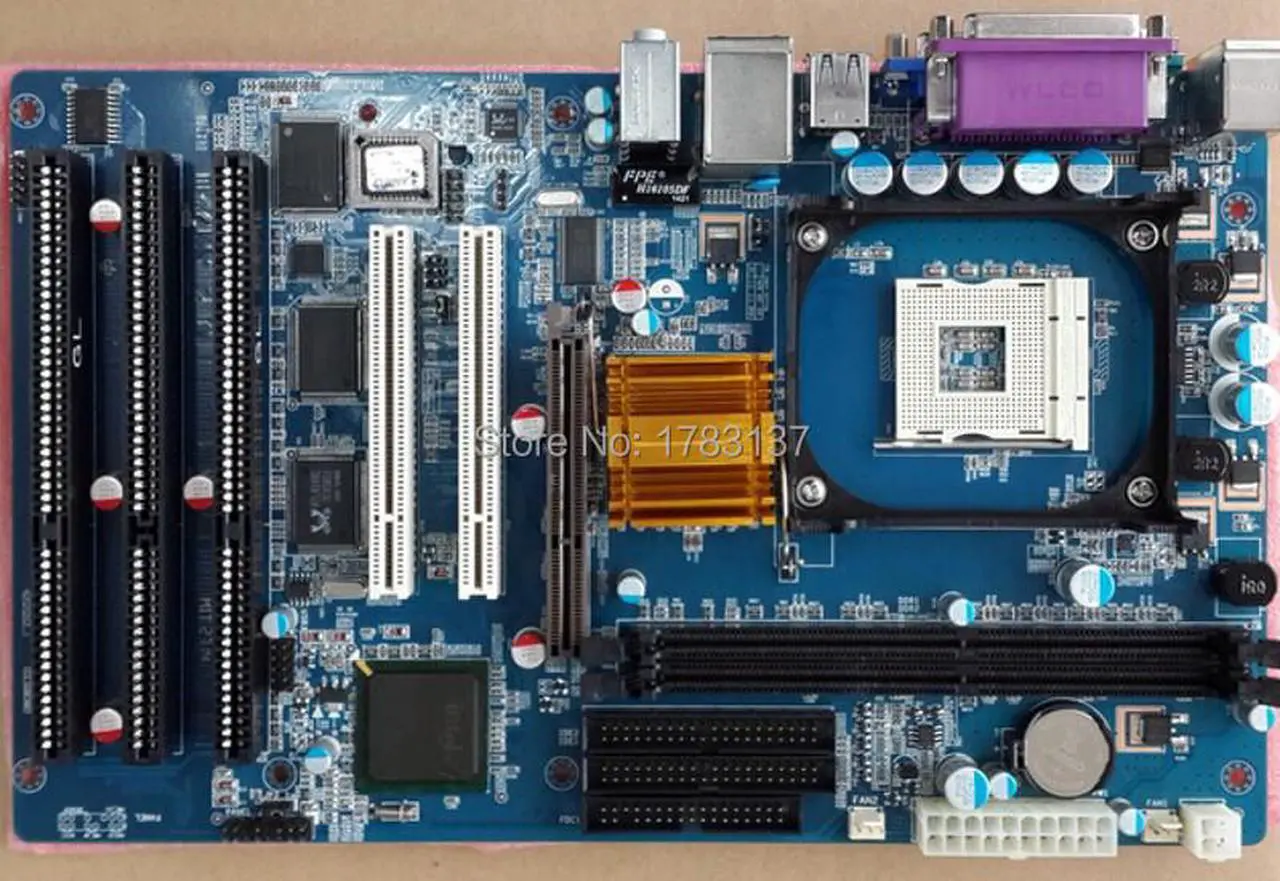 -845GV 845GL 845 TAX industrial motherboard with 3 ISA 2PCI slots,2 COM ...