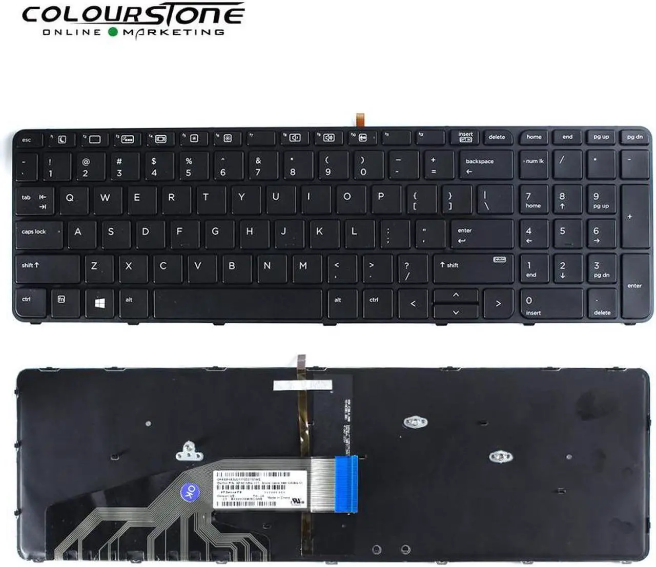 430 G3 US Laptop Keyboard For HP ProBook 450 G3 455 G3 470 G3 PN: 9Z ...