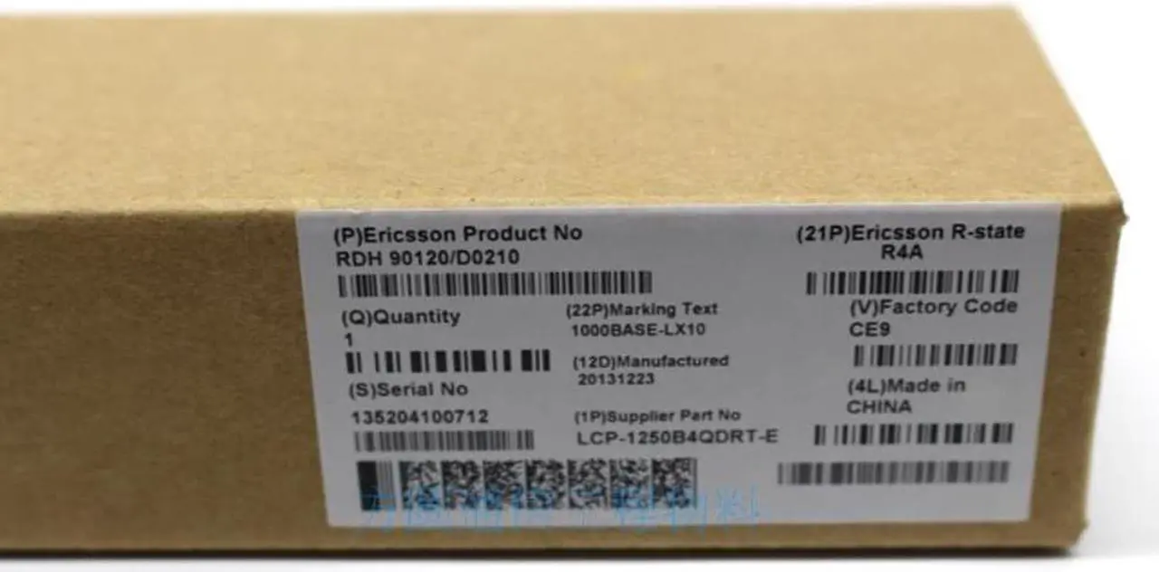 Ericsson gigabit optical module 1310nm 10KM 1.25G single mode RDH 90 R4A 120/D0210 - Newegg.com