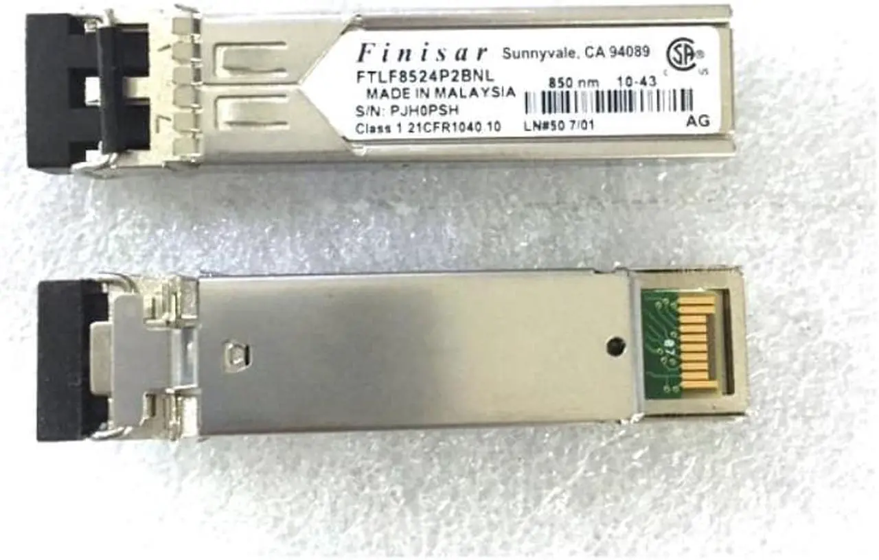 Finisar SFP FTLF8524P2BNL 4.25G 850NM 500M Gigabit Optical Multimode ...