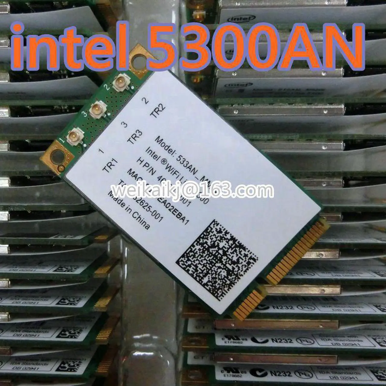 INTEL 5300 AGN 802.11n Mini PCI-E Wireless N Card 300Mbps 2.4G/5G WIFI ...