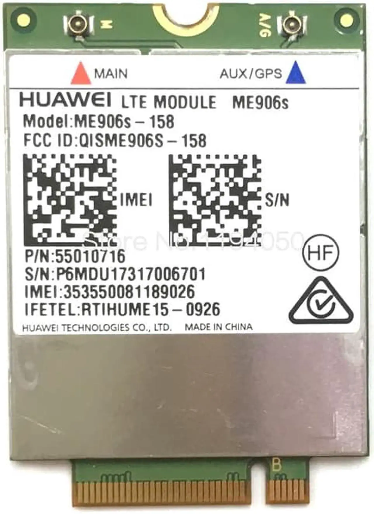 Unlock HUAWEI ME906S-158 4G LTE / HPSA + Mobile Broadband WWAN Module ...