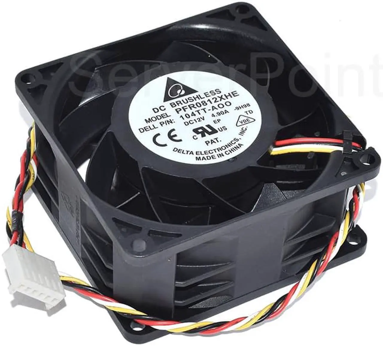 PFR0812XHE DC12V 4.90A 80* 80*80*38mm Four Lines Square Cooling Fan ...