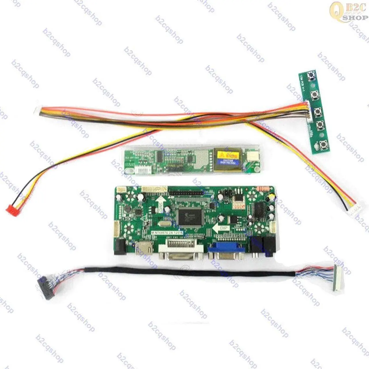 (HDMI-compatible+DVI+VGA+Audio)LCD Controller Board Kit for 1024X768 ...
