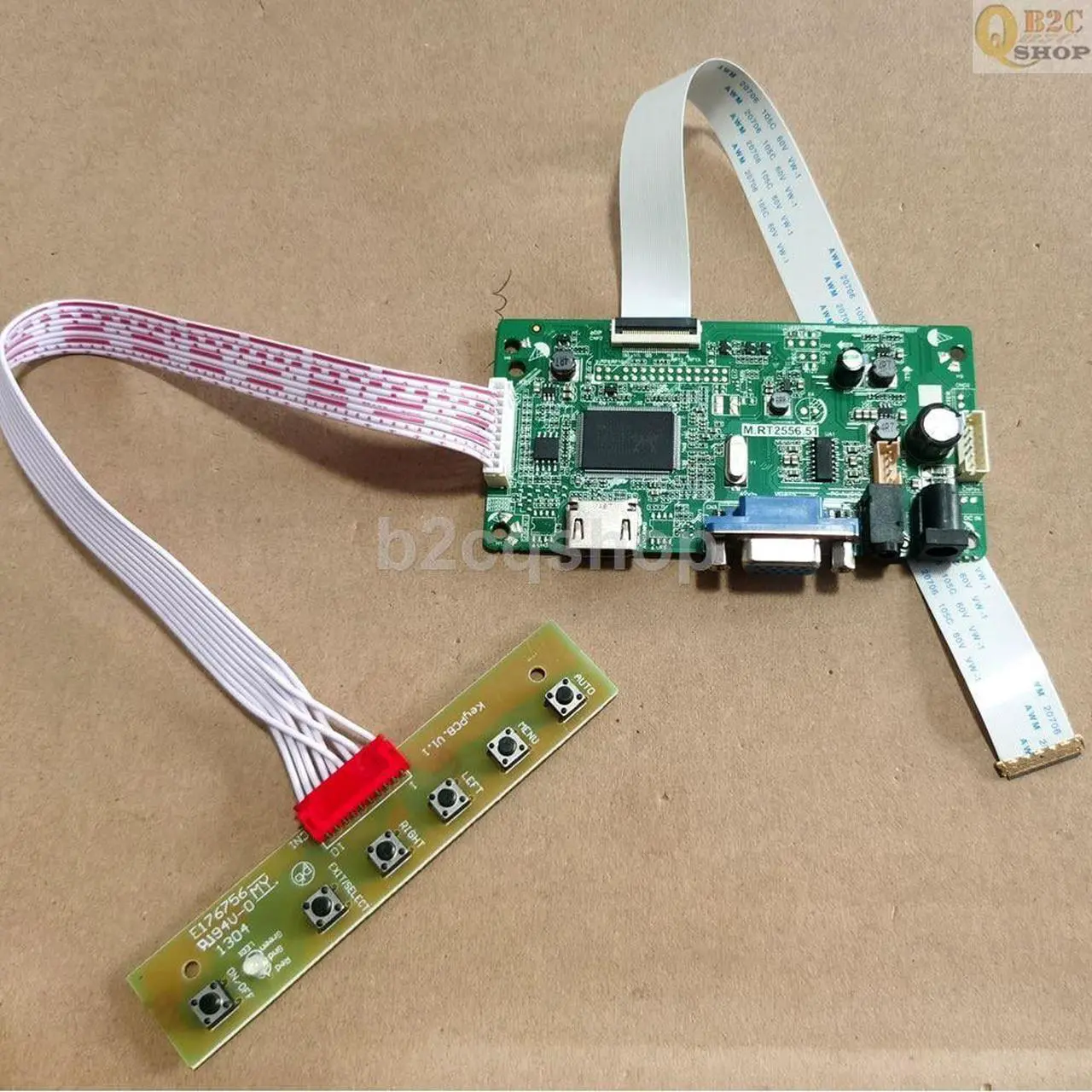 LCD Controller Board Monitor EDP LED inverter Kit for B140HAN01.1 ...