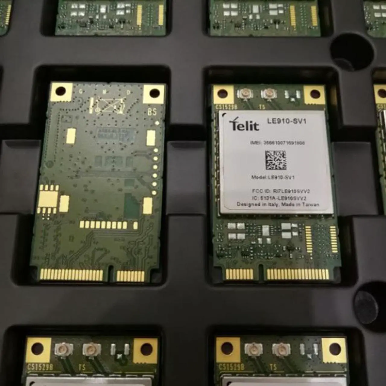 Telit LE910 series LE910-SV1 LTE Cat1 mini pcie module for North America Verizon 4G bands B2 ...