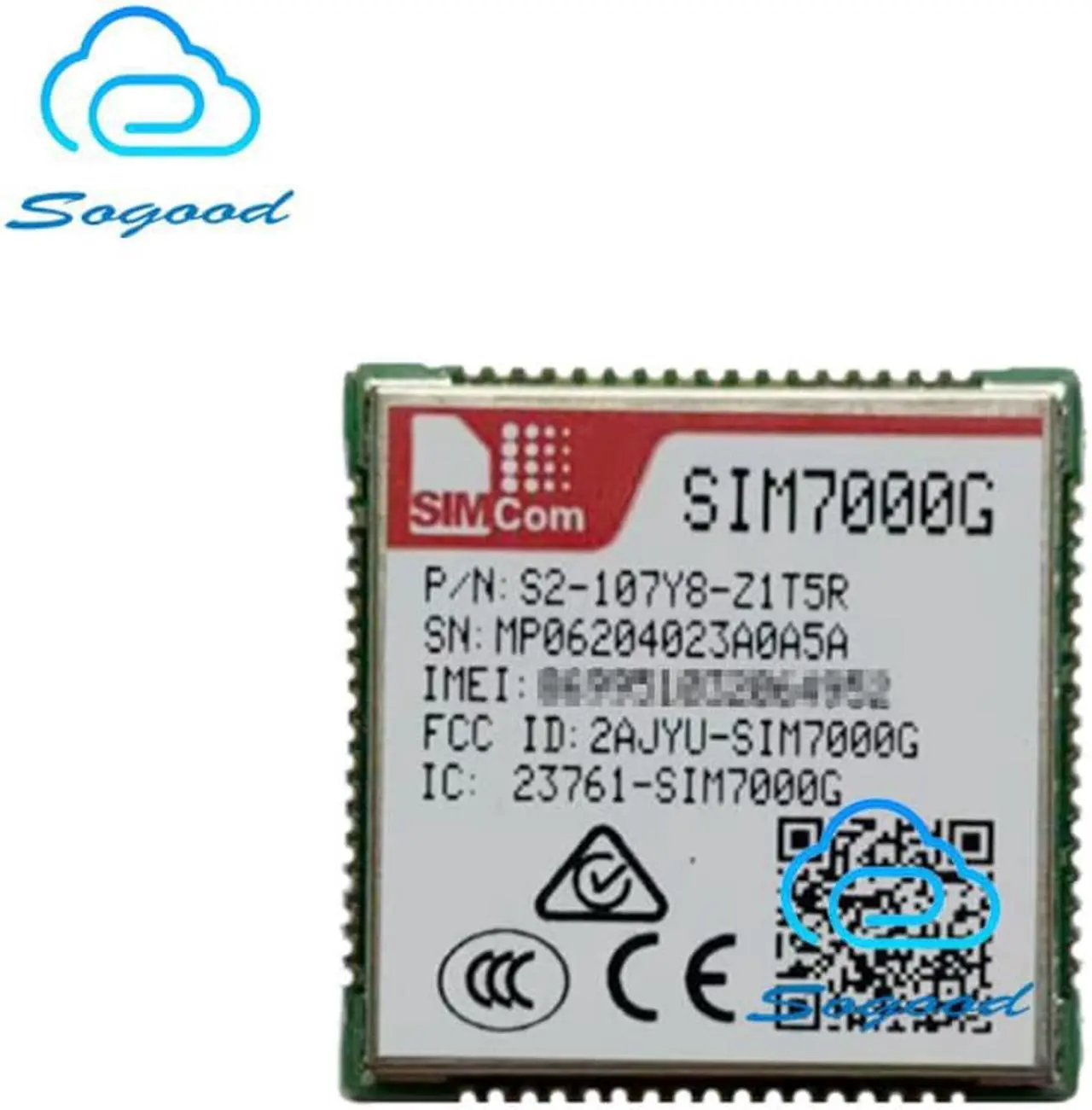 Ship &10pcs/lot SIMCOM SIM7000G No fake NBIOT Modem Global Band NB-IoT Module LTE CAT-M1(eMTC ...