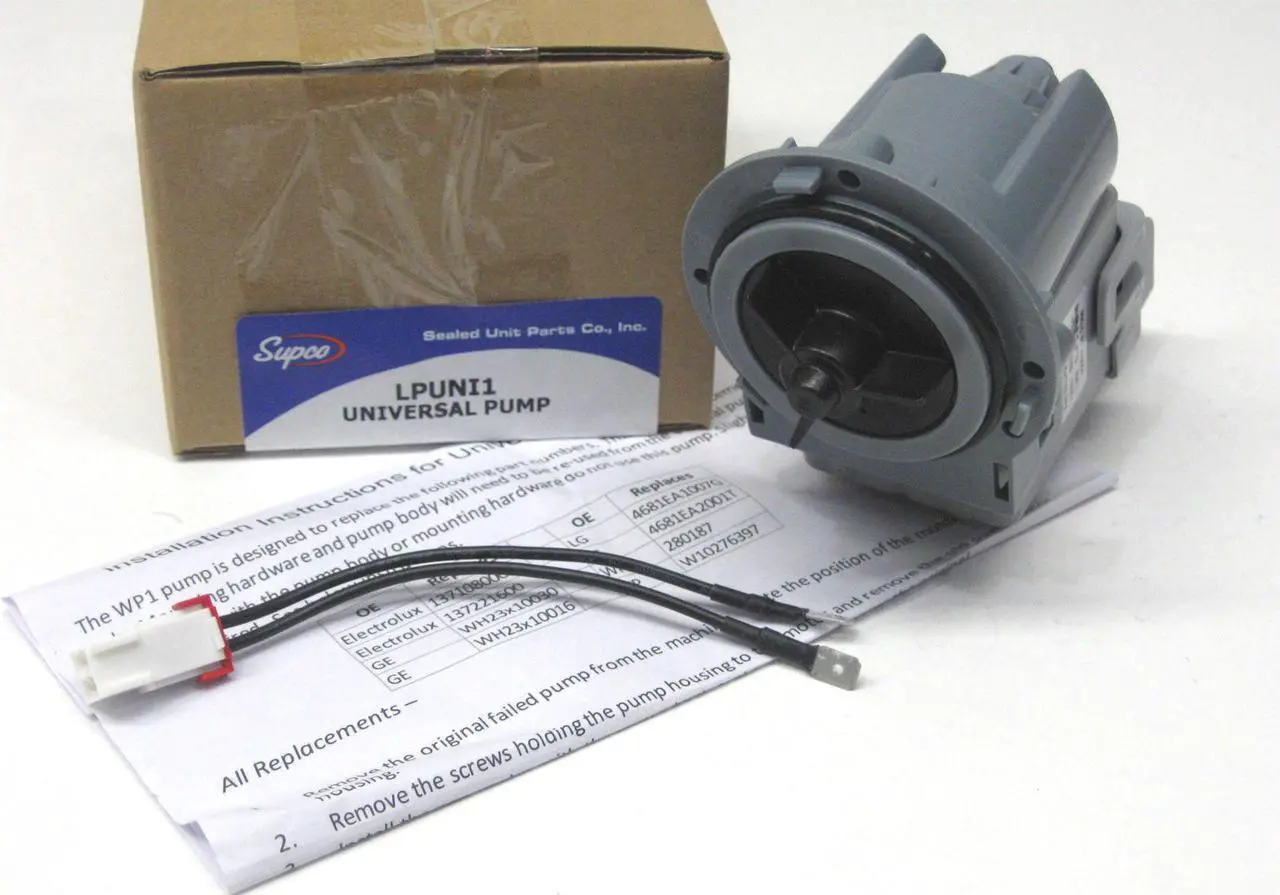 Supco LPUNI1 Universal Washing Machine Drain Pump Motor (DP1) - Newegg.com
