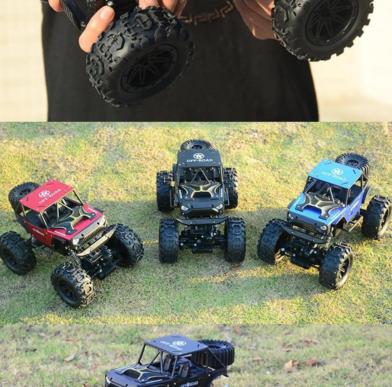 Remote control alloy climbing vehicle 2.4G remote control Bigfoot off ...