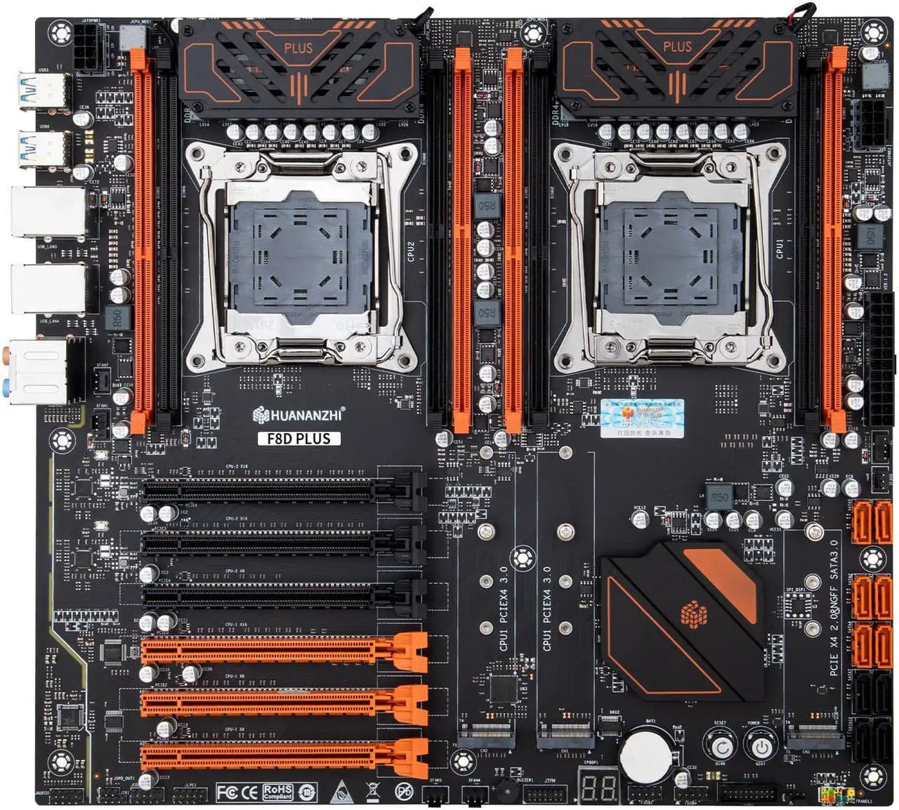 HUANANZHI X99 F8D PLUS LGA 2011-3 XEON X99 Motherboard with Intel E5 ...