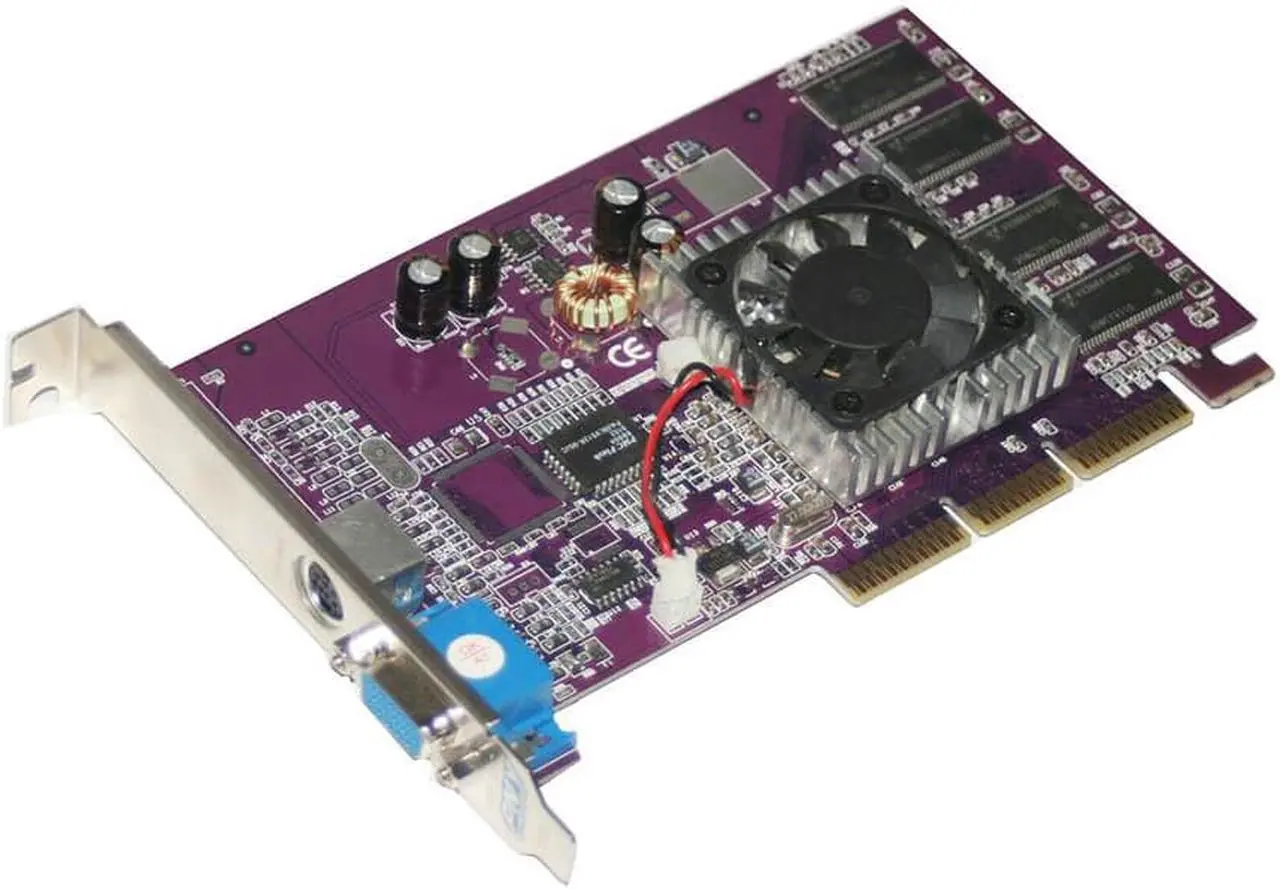 GF4MX420PCI PNY GeForce 4MX 64MB PCI S-Video/ VGA Video Graphics Card ...