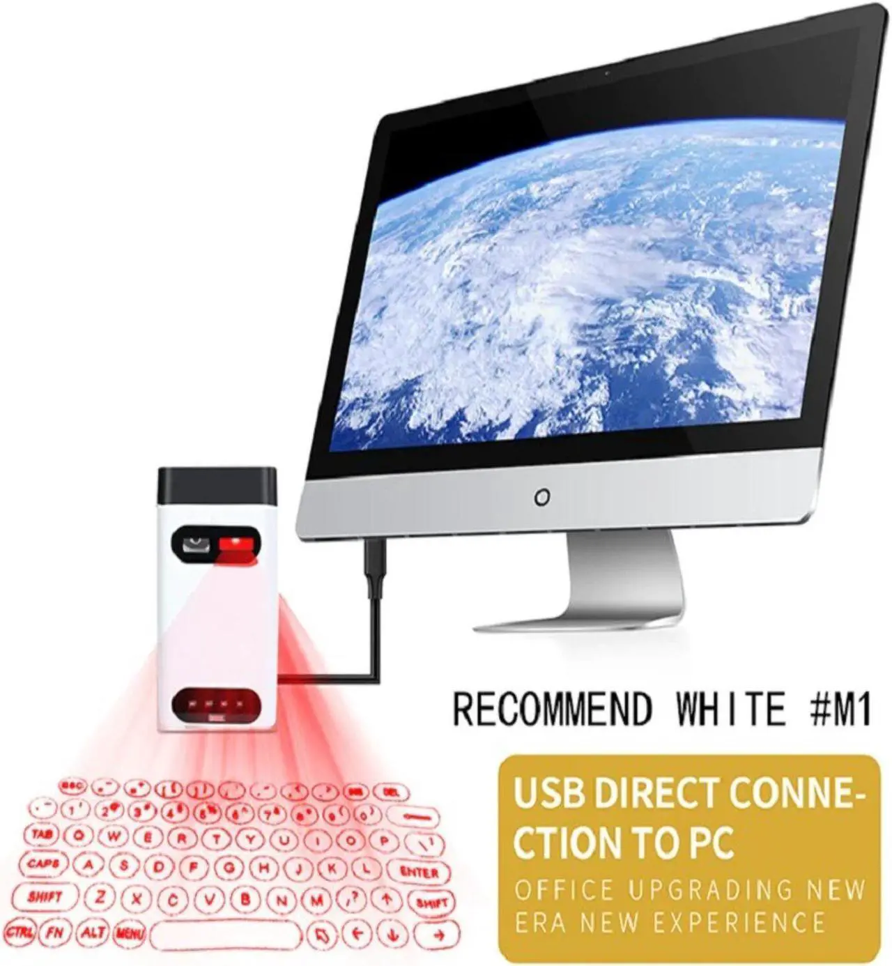 LaserX Keyboard Projector - Bluetooth Virtual Keyboard Computer ...