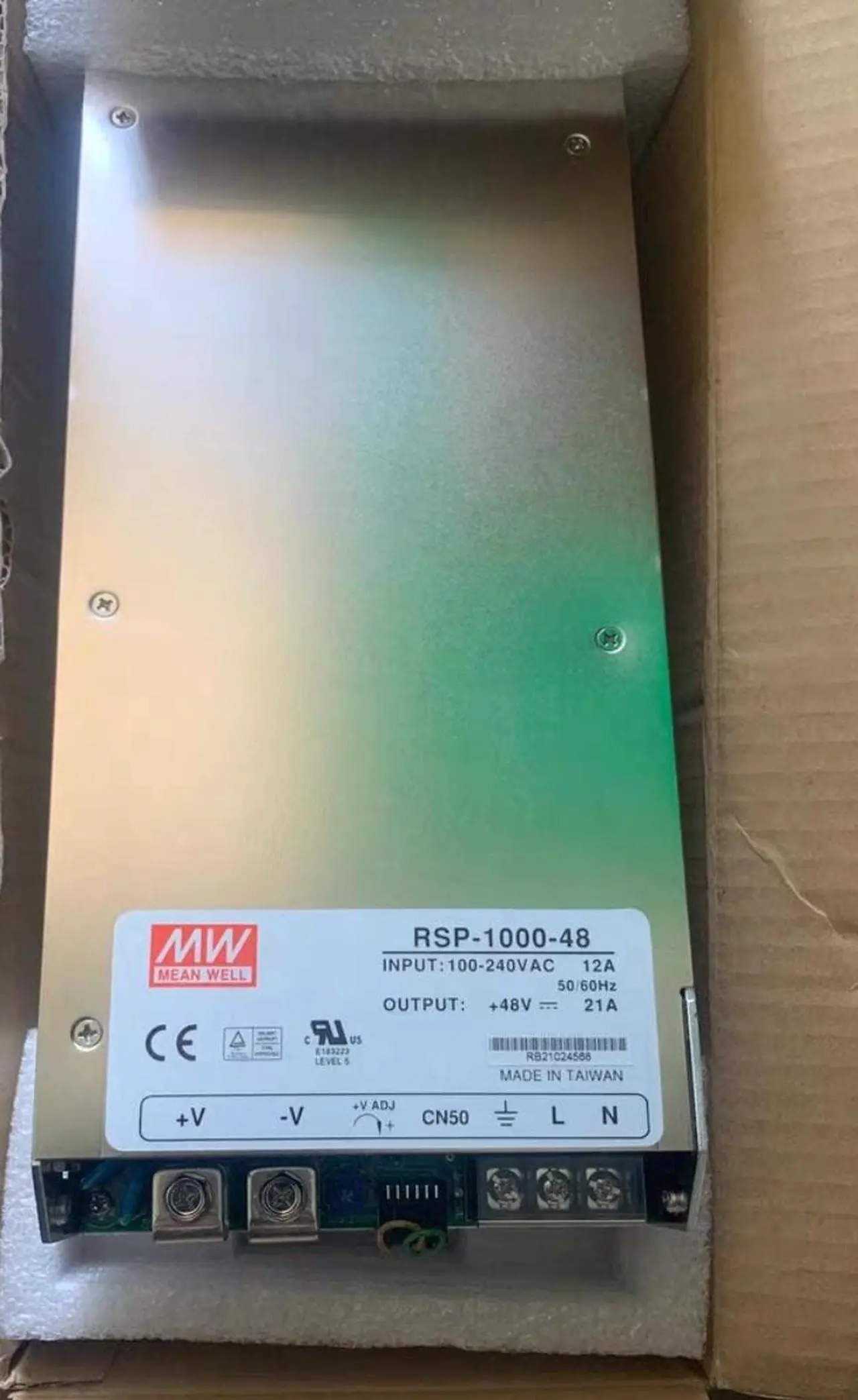 1PCS NEW FOR Mean Well RSP-1000-48 Power Converter 48VDC 21A power ...