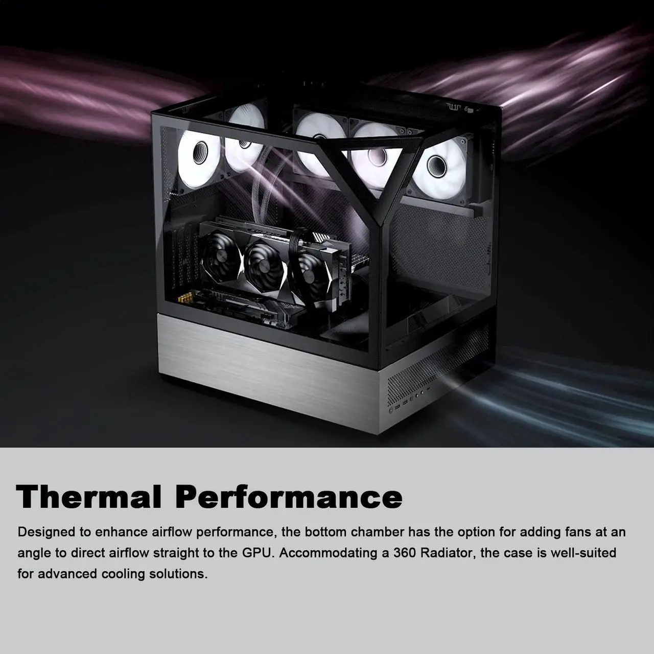 AZZA CSAZ-810 Sanctum / Innovative Case / Gaming / ATX Mid-Tower ...