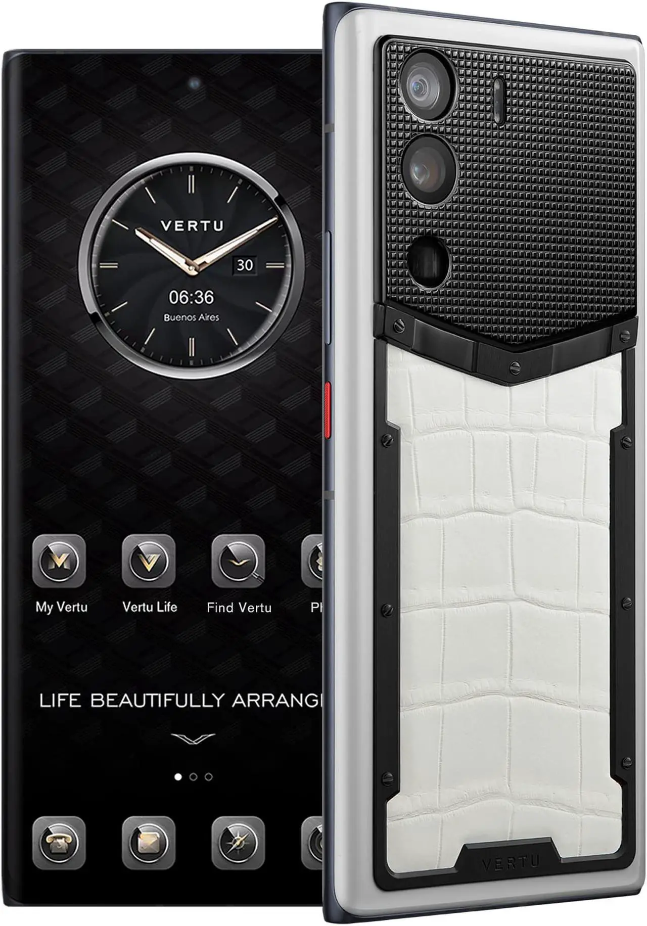 VERTU METAVERTU Alligator Leather Web3 Cell Phone Alligator Leather 5G ...