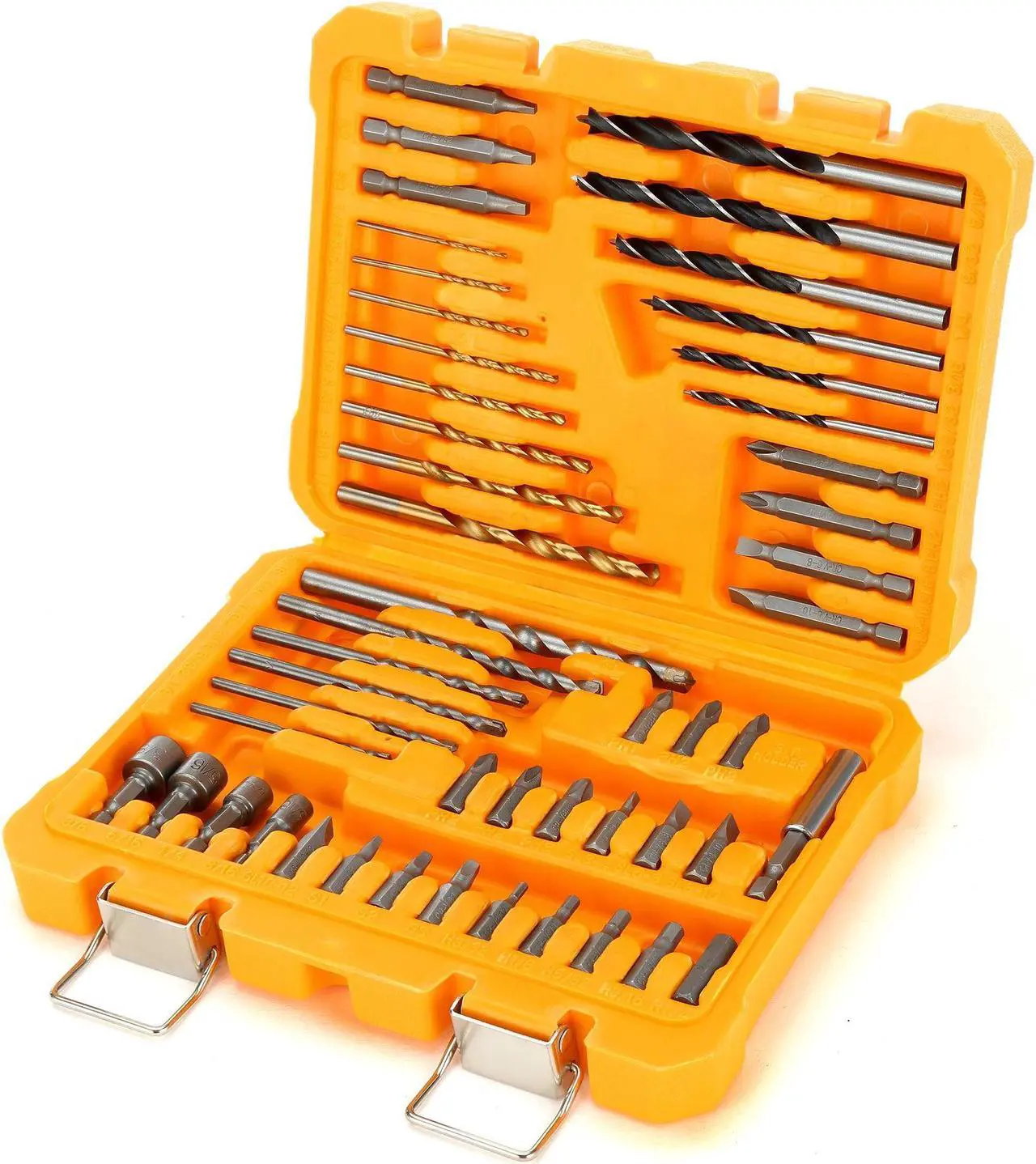 MOTORHEAD 50-Piece Screwdriver & Drill Bit Set, Woodworking, Masonry ...
