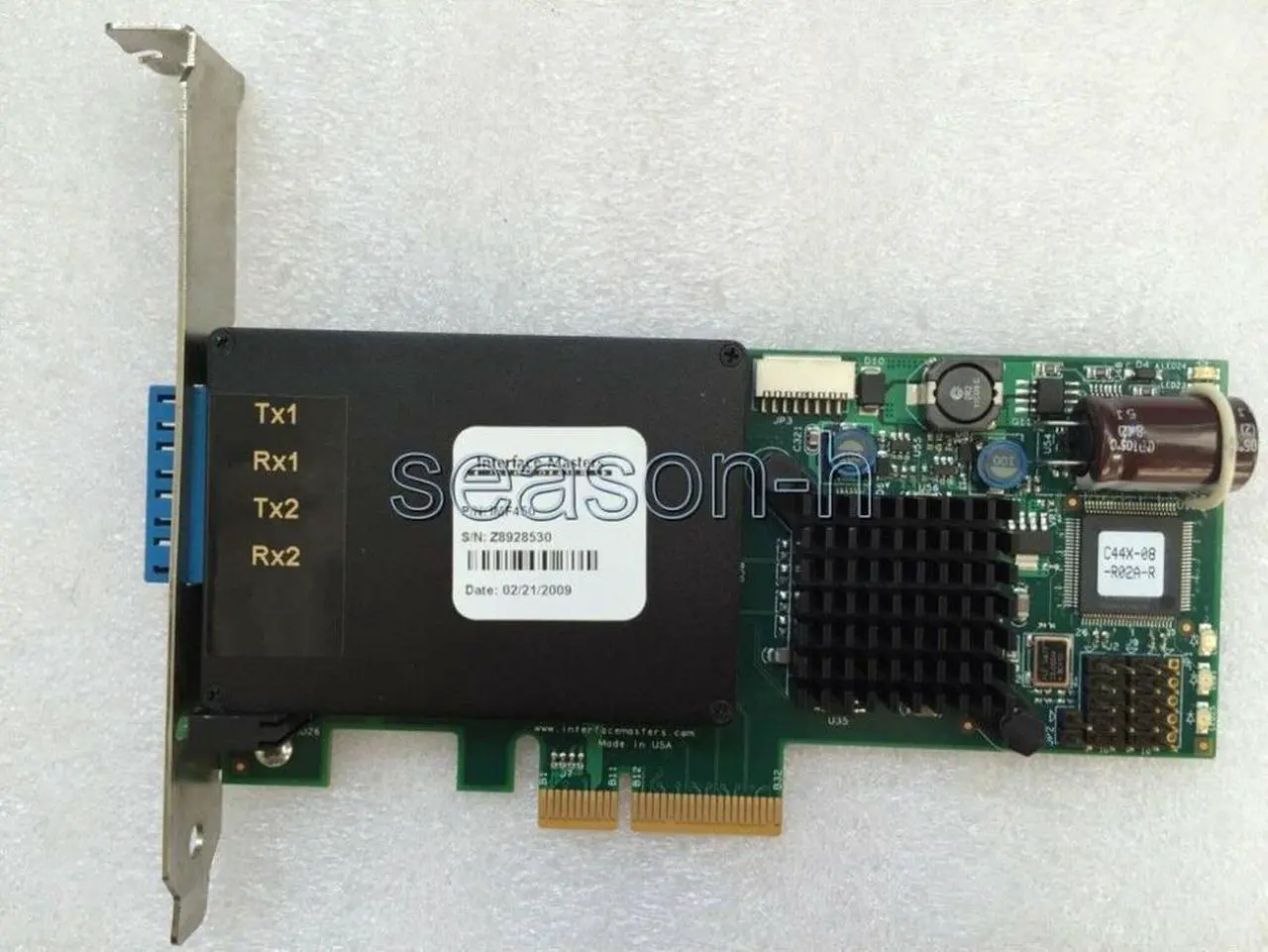 Interface Masters Niagara 2285A1-03-SX-R Fiber Gigabit Network Card PCI ...