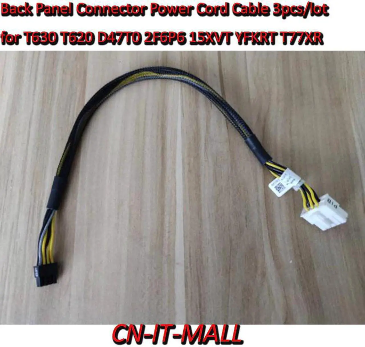 Back Panel Connector Power Cord Cable for T630 T620 D47T0 2F6P6 15XVT ...