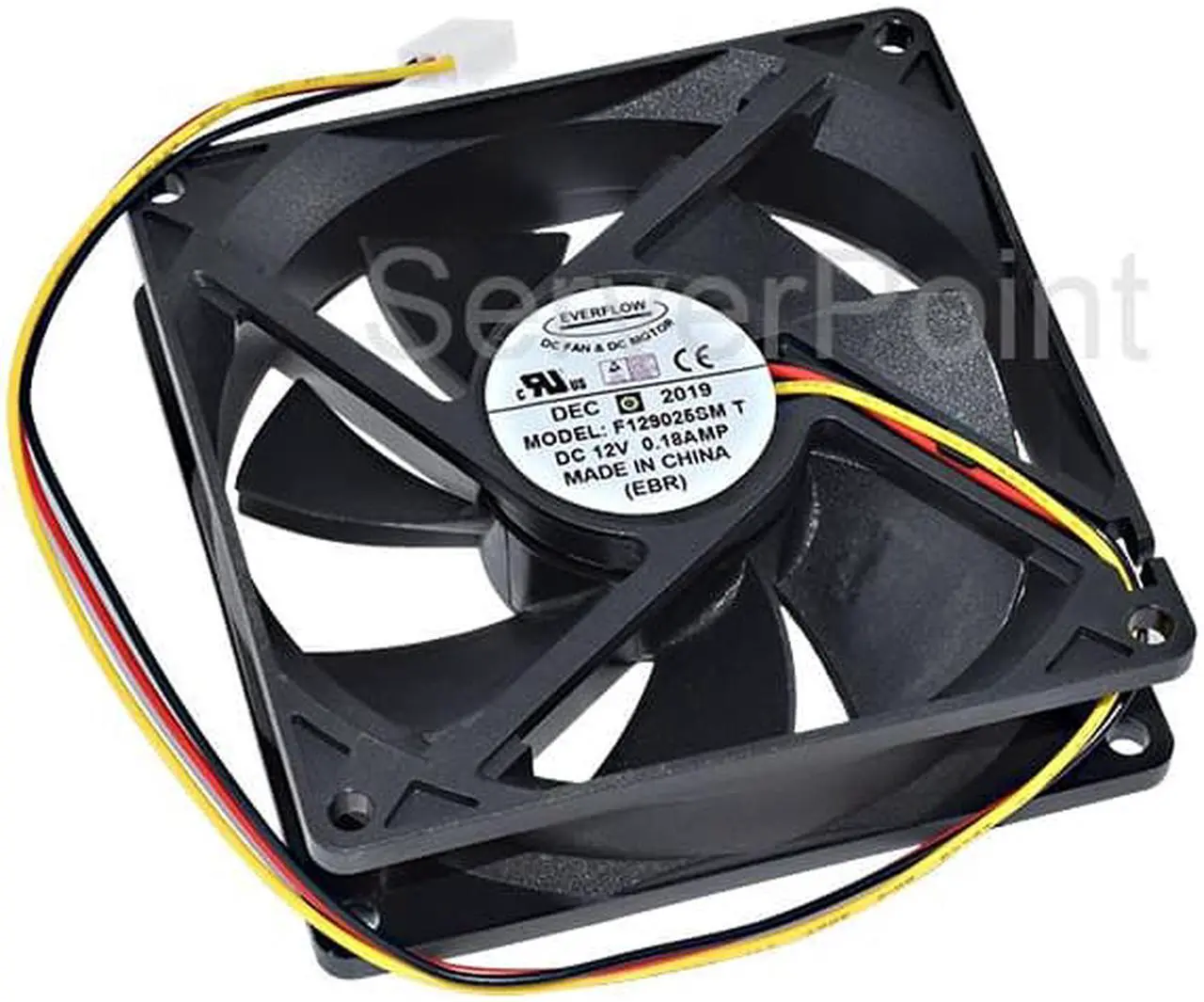 For Everflow F129025SMT 90x90x25mm Three Lines DC 12V 0.18A Server ...