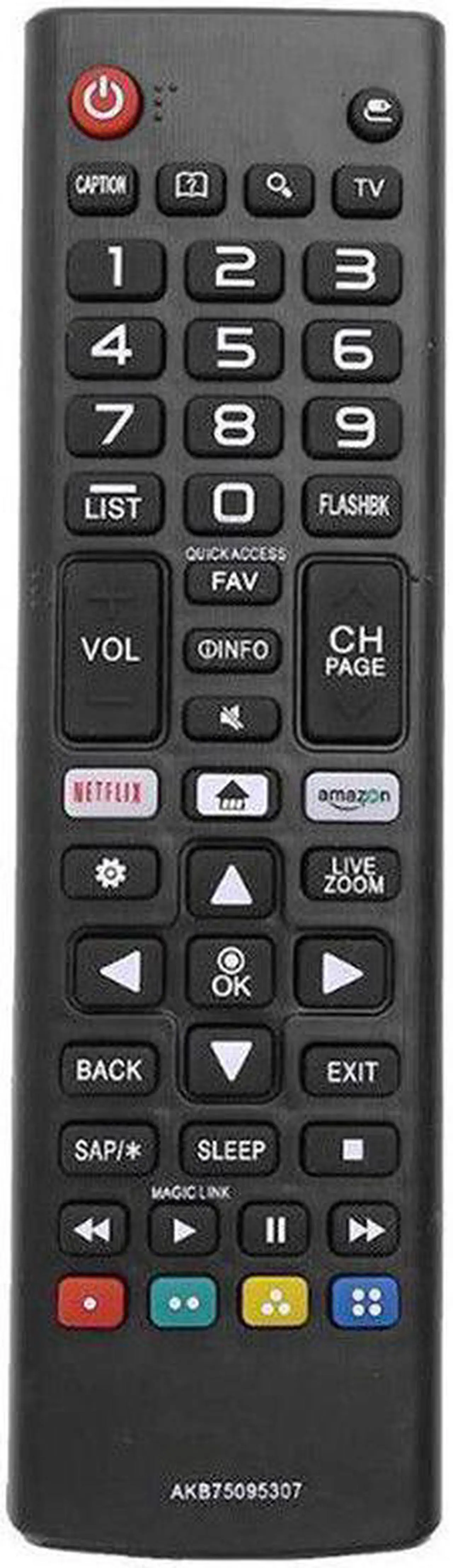 English Version Tv Remote Control Replacement Portable Wireless Remote ...