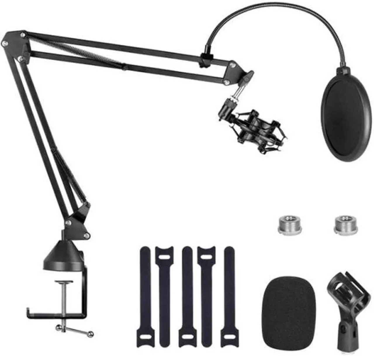 Microphone Boom,Adjustable Suspension Boom Scissors Mic Holder with ...
