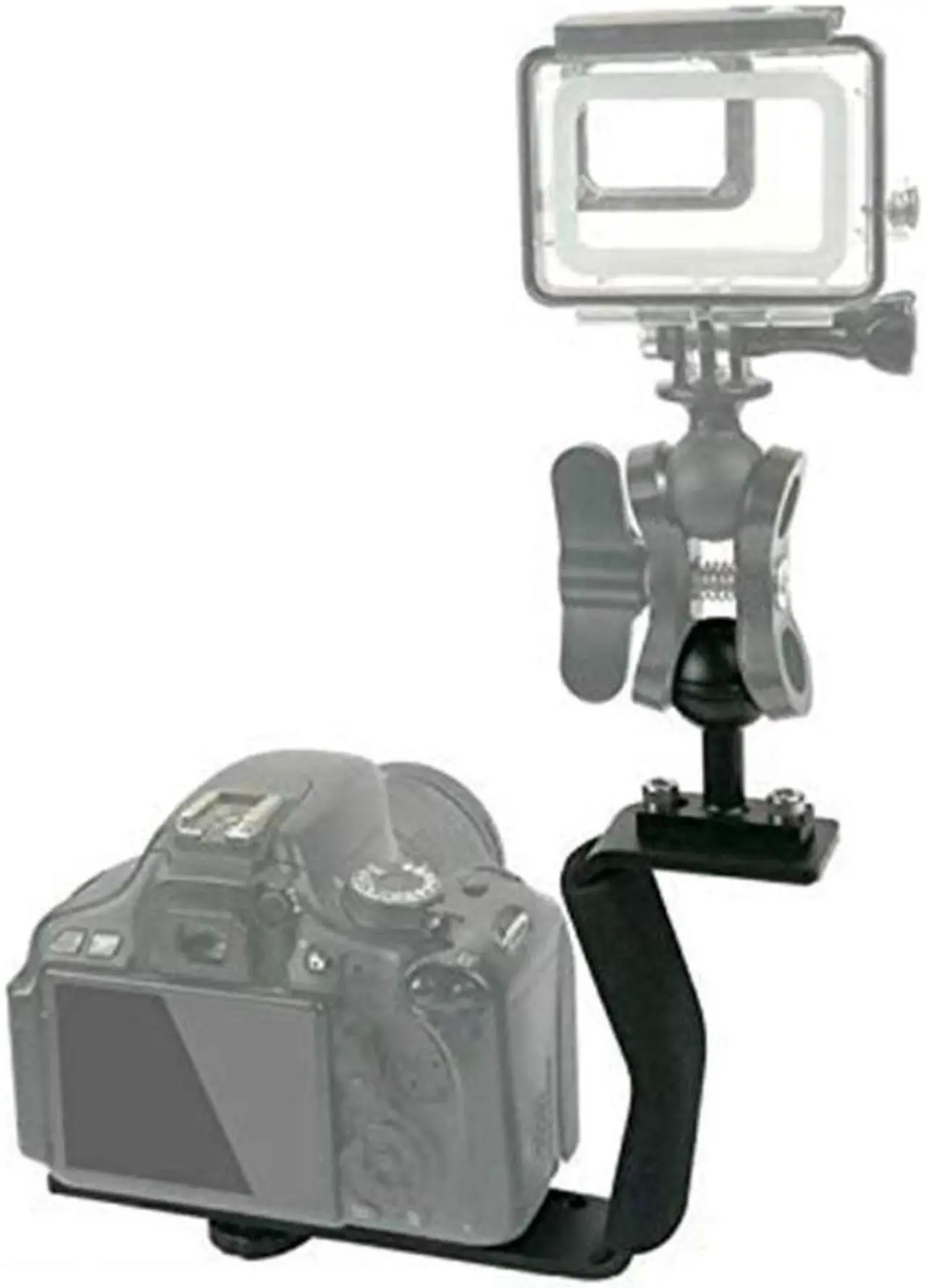 Underwater Camera Tray Single Handgrip Mount Bracket Handheld Portable ...