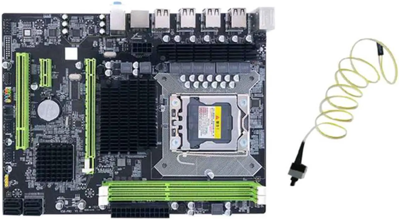 X58 Motherboard LGA 1366 Support DDR3 ECC Memory RAM and Xeon Desktop ...