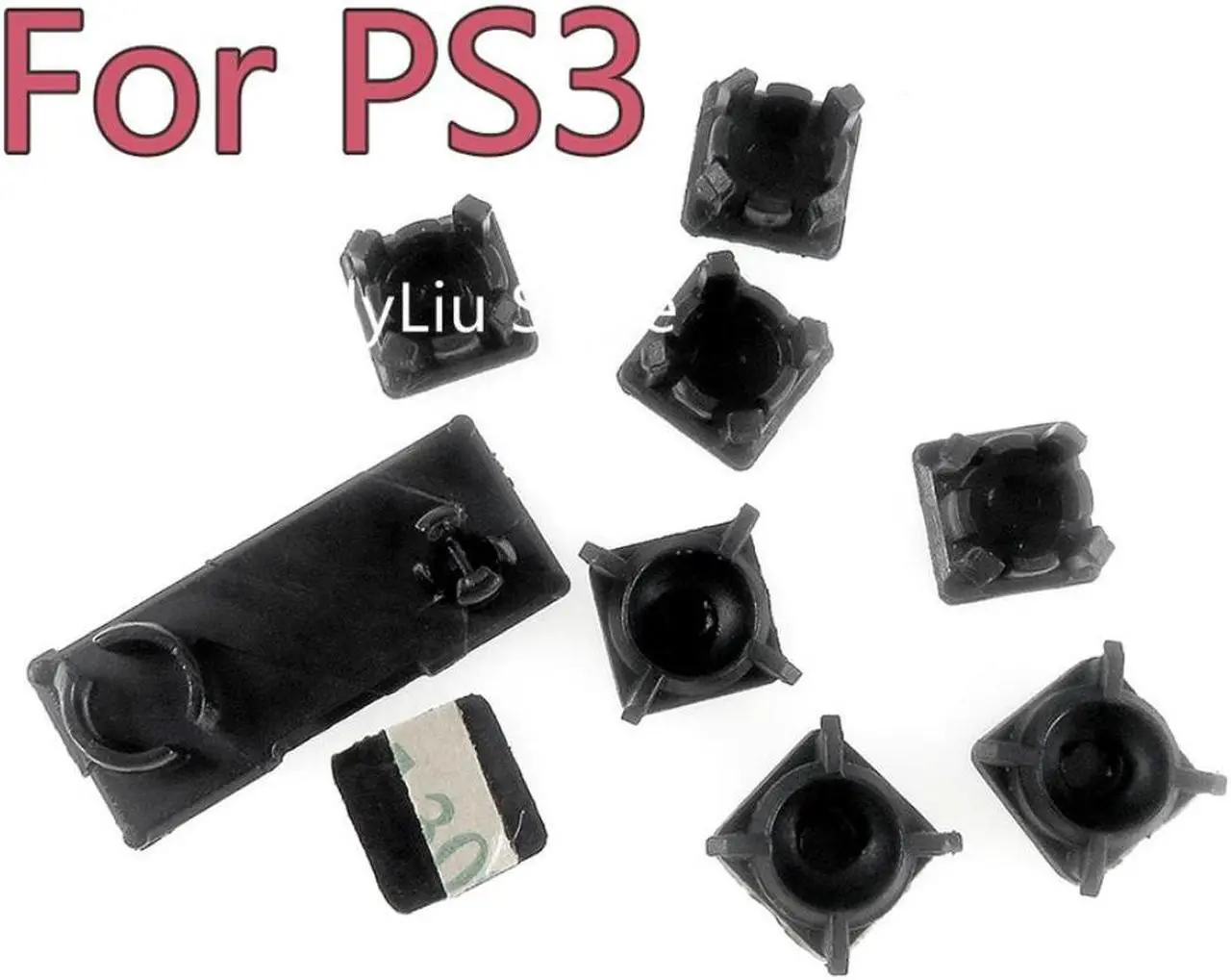 50sets 9 in 1 Rubber Feet Cover Set Plastic Bottom Screw Covers Spares ...