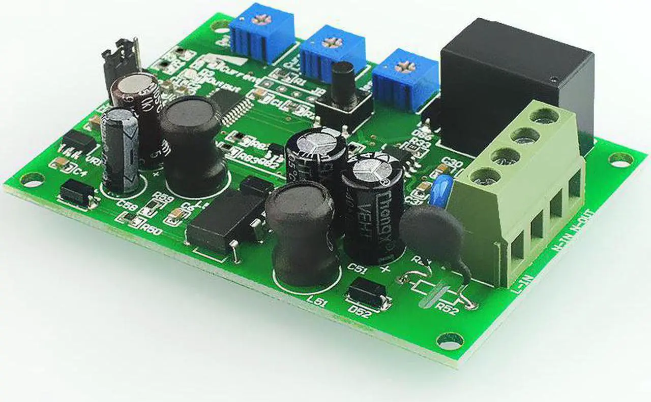 220V10A AC overcurrent protector plugging self stop protection module ...