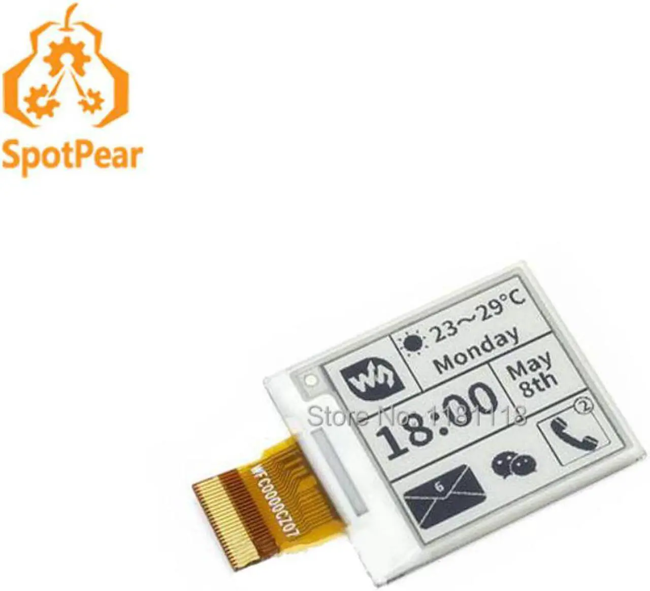 1.54inch e-paper lcd 200x200 e-ink raw display - Newegg.com
