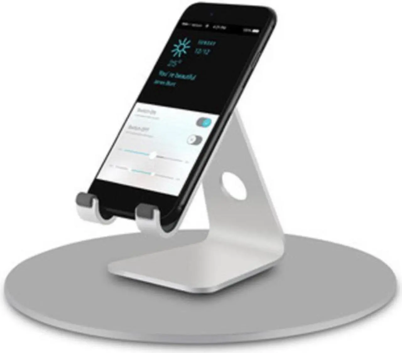 360° Computer Base Turntable,Computer Monitor Rotating Frame,Aluminum ...