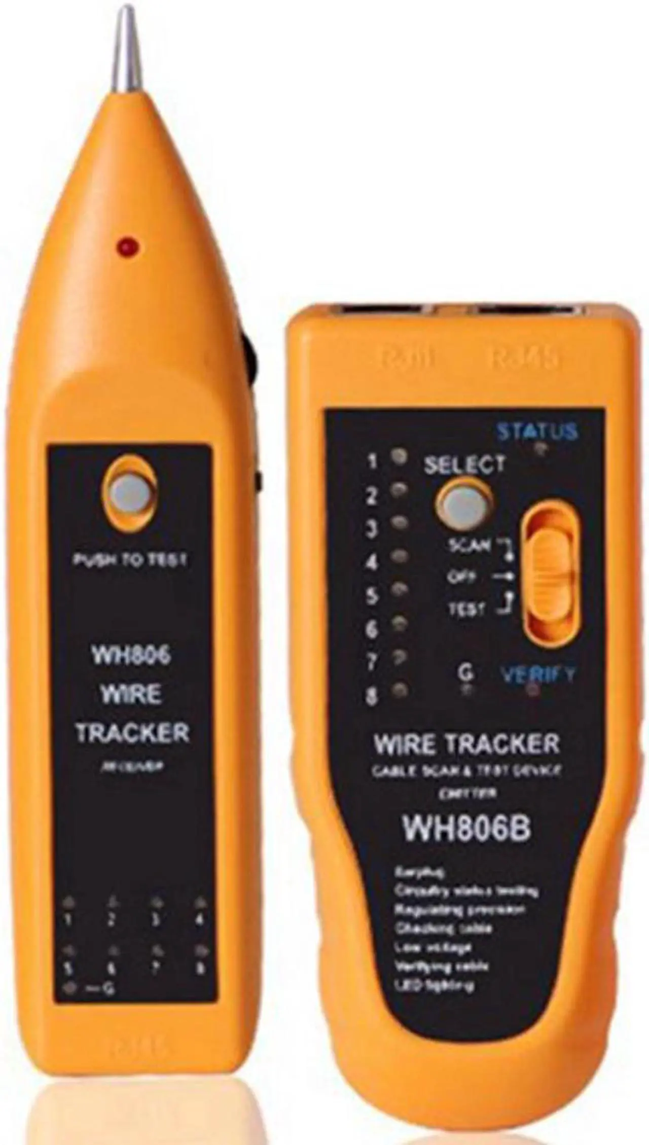 WH806B Telephone Wire Tracker Network Cable Tester For Cat5 Cat5e Cat6 ...