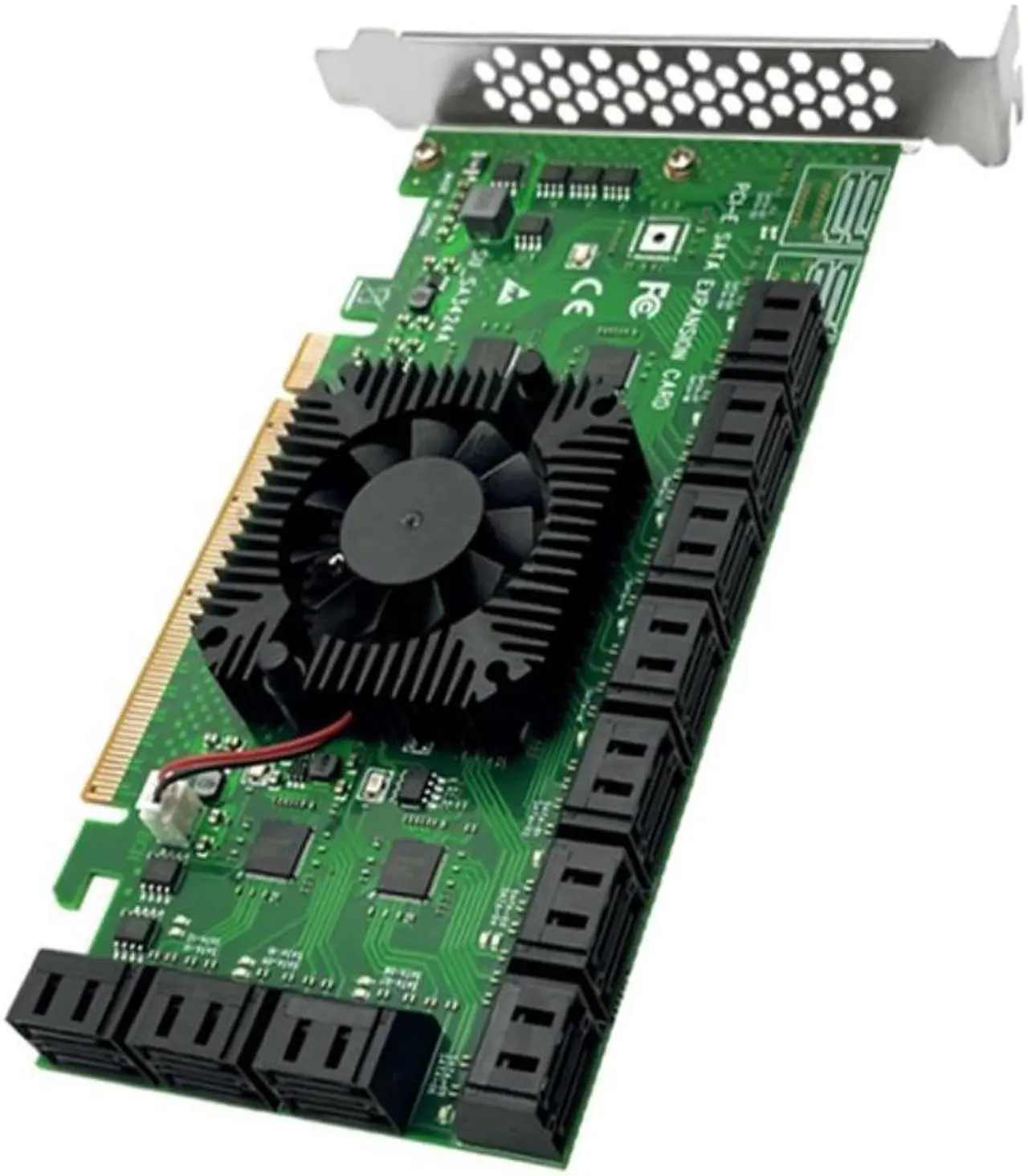 PCIE Expansion Card 20 Port PCIE Adapter PCIE SATA Express X16 SATA ...