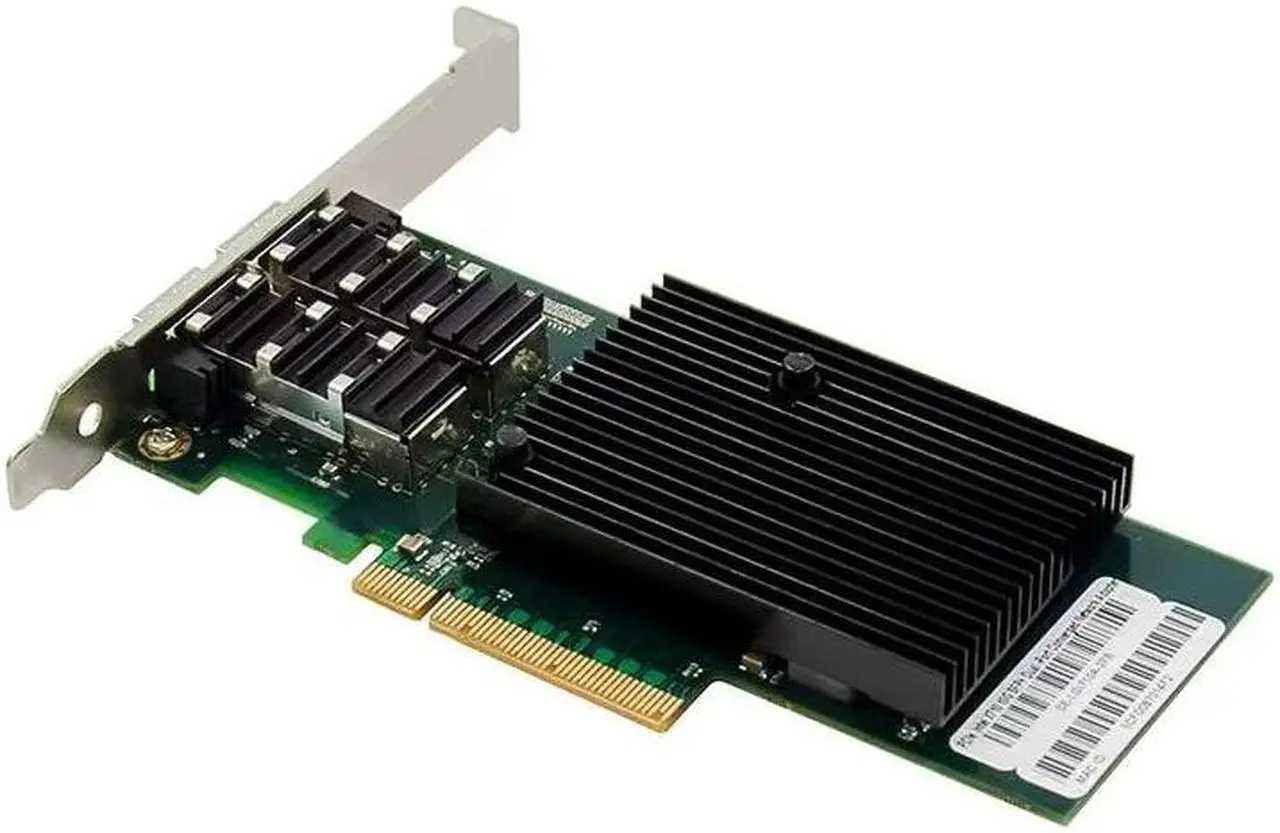 PCI-E x8 XL710 10-Gigabit Fiber Optic Network Adapter 10GbE dual ...