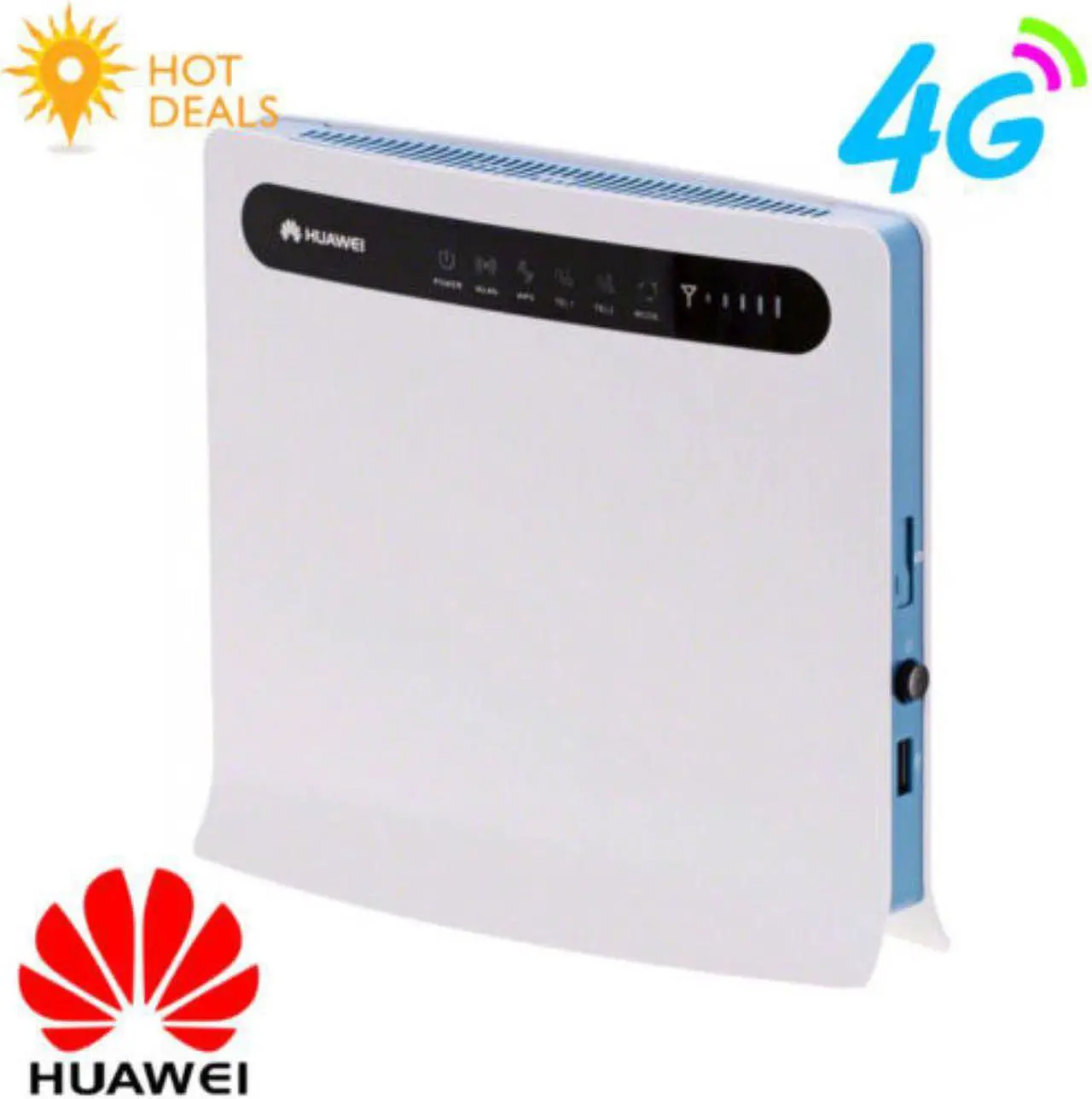 (+ 2 pcs Antena) -Unlocked-Huawei-B593u-12-FDD-4G-LTE-WiFi-Router-with ...
