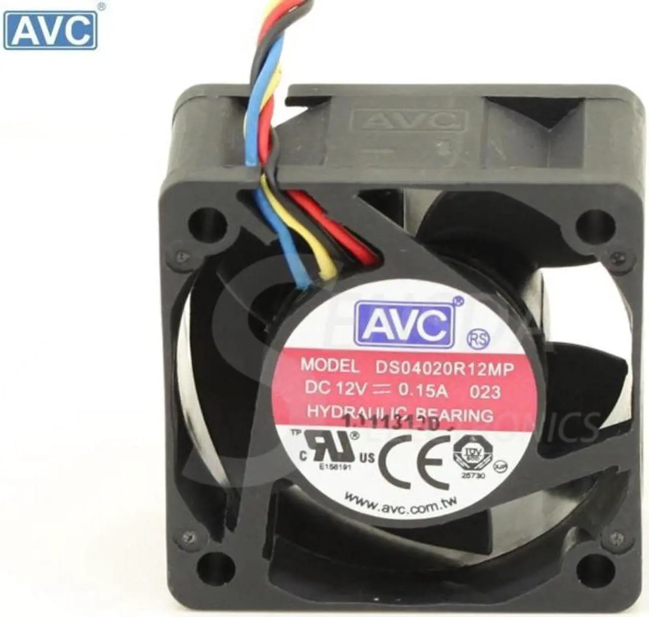 For AVC DS04020R12MP 4020 40mm 4cm DC 12V 0.15A 4 -pin PWM computer cpu ...