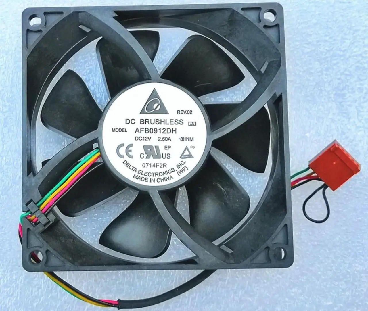 AFB0912DH For Delta 9225 9cm Fan High-Speed Double Ball DC 12V 2.5A ...