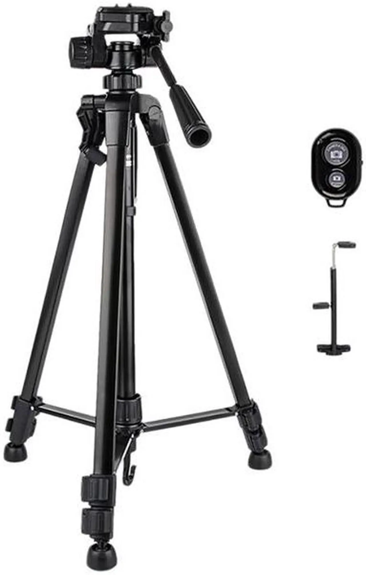 Camera Tripod 1.4M Telescopic Portable Mobile Phone Tablet Universal ...
