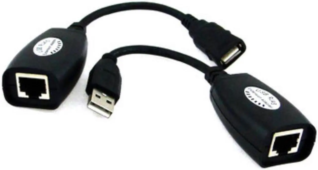 NGFF USB Keyboard Mouse Over RJ45 Cat5e Cat6 Cable Extension Extender ...