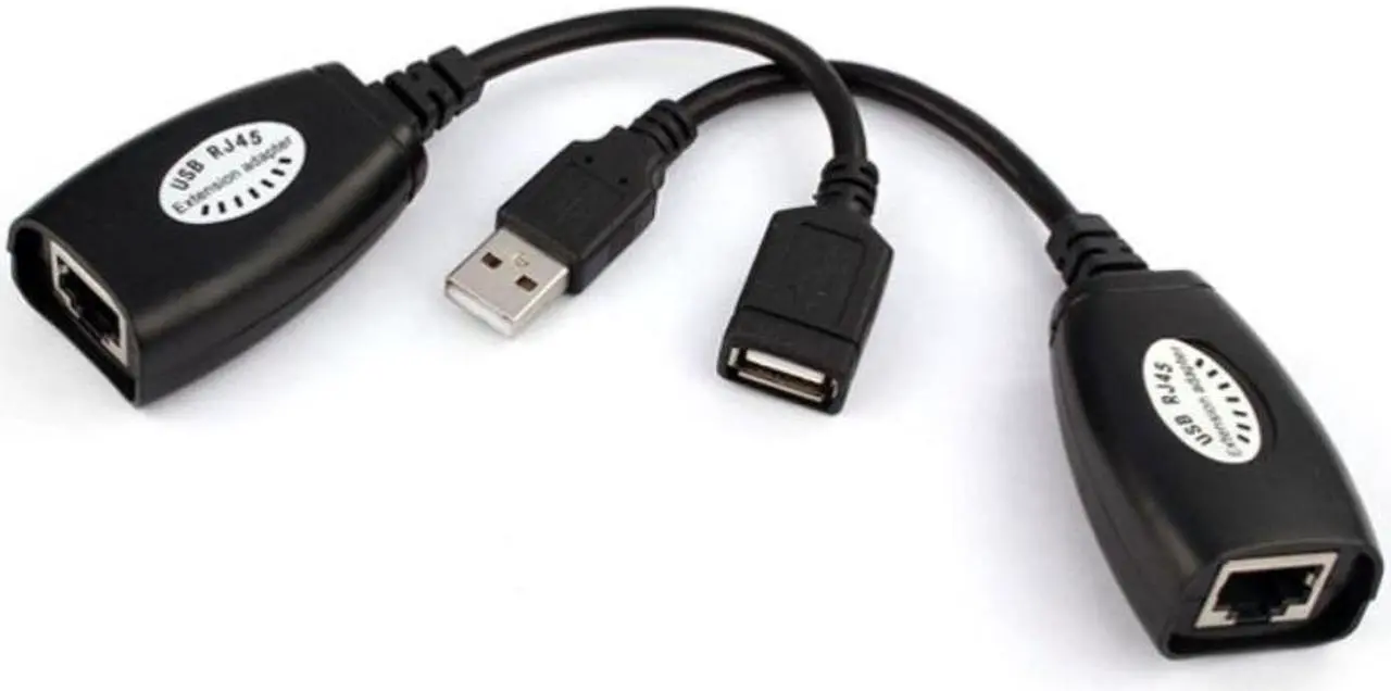 NGFF USB Keyboard Mouse Over RJ45 Cat5e Cat6 Cable Extension Extender ...