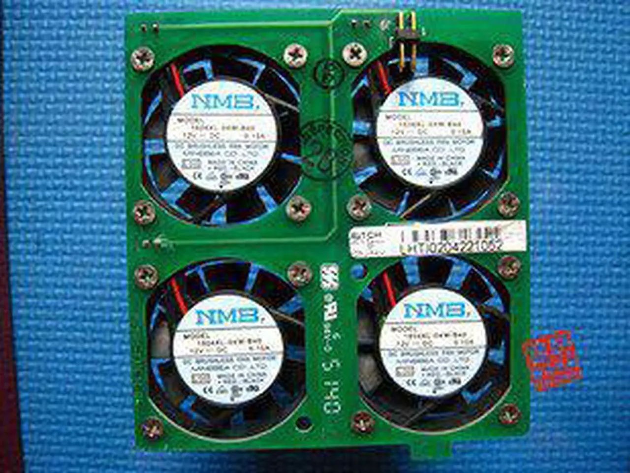 For NMB 4CM Cooling fan 12V 0.1AFour fans form a circuit board1604KL ...