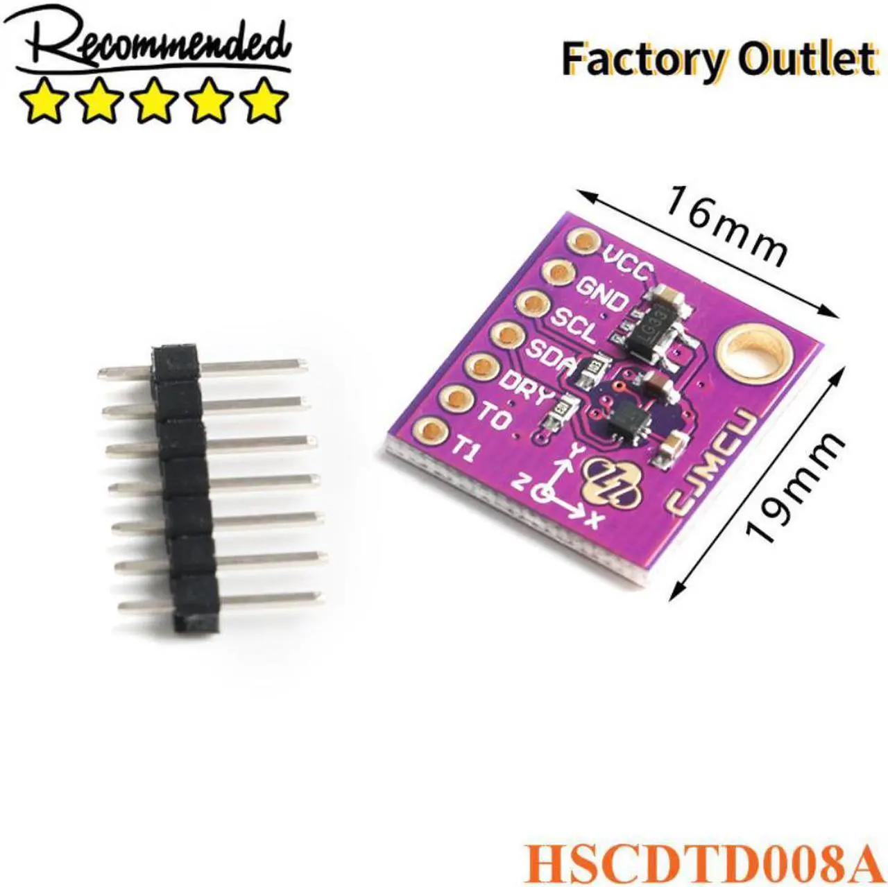 HSCDTD008A 3 Axis Three Axis Magnetometer Compass Magnetic Sensor ...