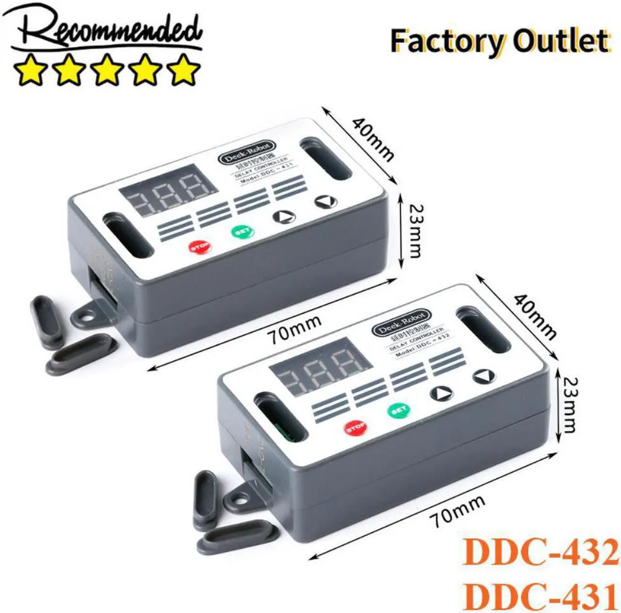 DDC-431 DDC-432 Digital Display Time Relay Module DC 5V-30V Time Delay Relay Timer Control ...