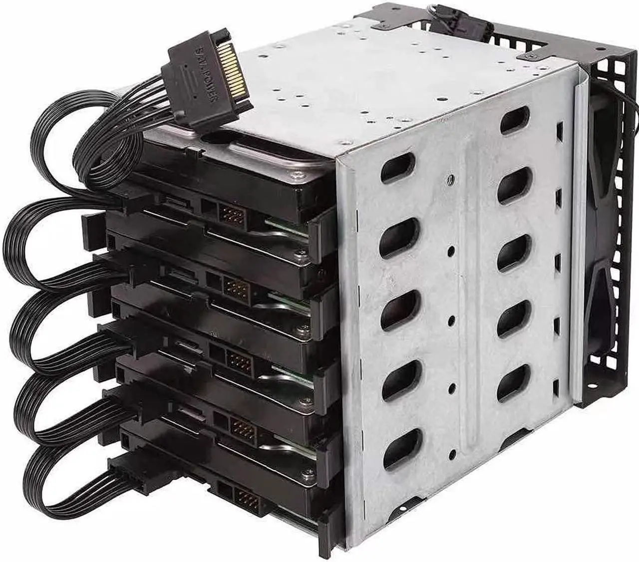 Bailink SATA Power Splitter Cable, 15 Pin SATA to 5 SATA Power Splitter ...