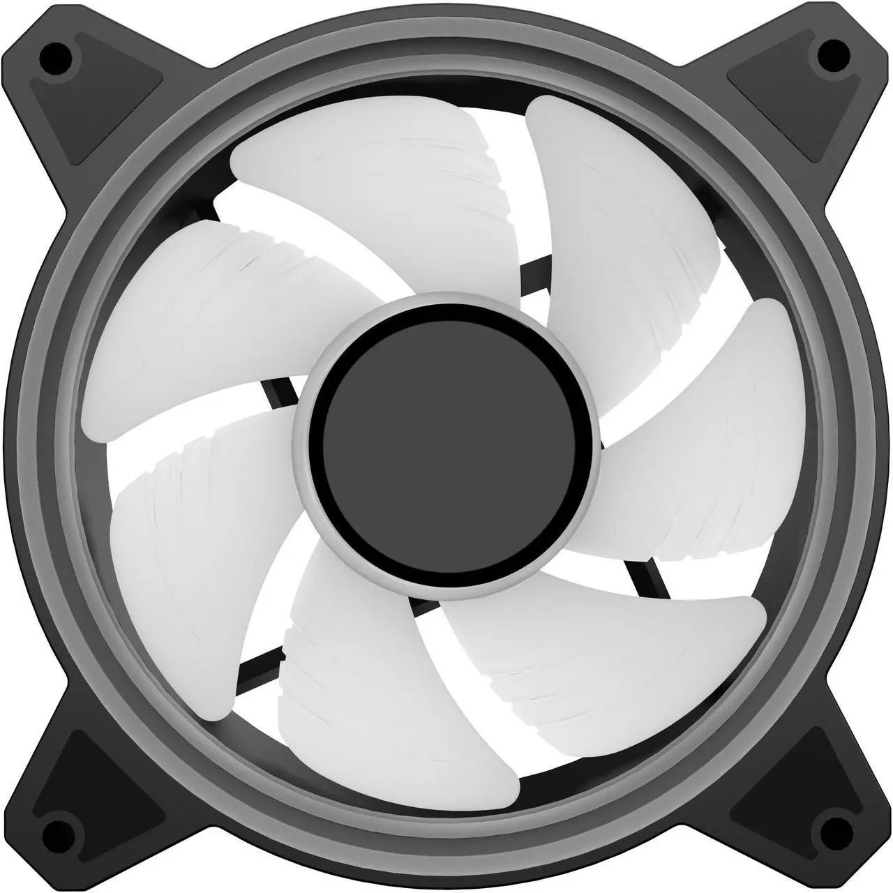 SAMA 6CF1201 ARGB Computer Case Fan Infinite mirror Computer Cooling ...